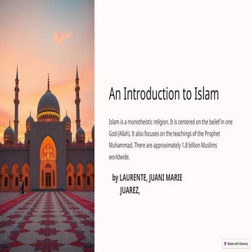 An-Introduction-to-Islam-group-9. Public Ad | PPTX