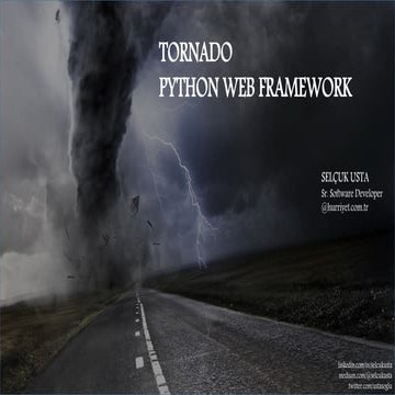 Hürriyet BBS - Tornado (Python Web Framework) | PPT