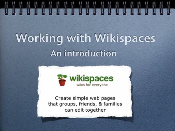 Wikispaces for Teachers | PPT | Internet for Beginners | Internet