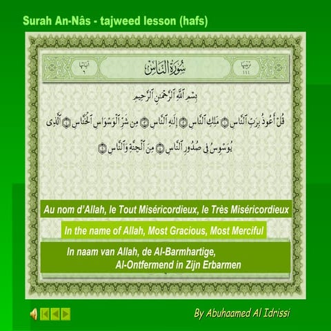 An Nas Abuhaamed 3 Lingual V2d | PPT