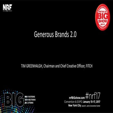 Generous Brands 2.0 | PDF