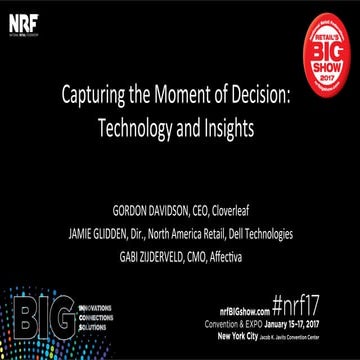 Capturing the Moment of Decision: Technology and Insights | PPT