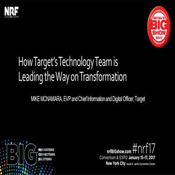 How Target’s Technology Team is Leading the Way on Transformation | PPT