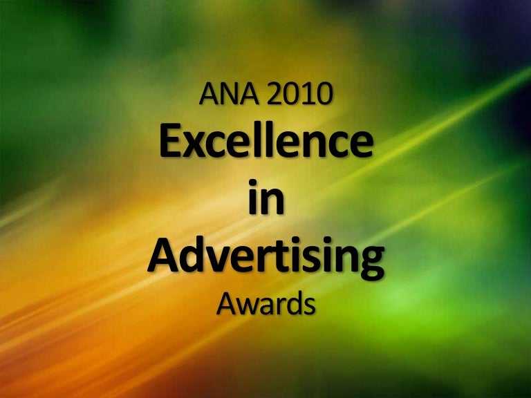 Ana 2010 ad contest