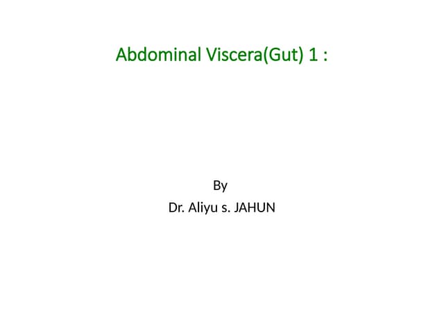 Anatomy of the oesophagus | PPTX