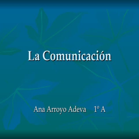 Ana arroyo | PPT