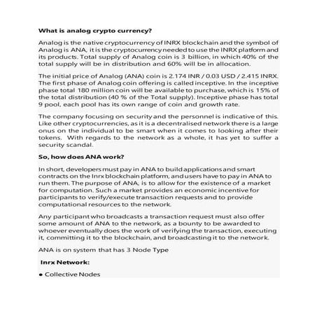 Analog Foundation | PDF