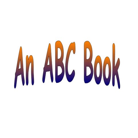 An ABC book | PPT