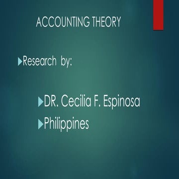 An accounting theory | PDF