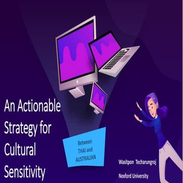 An actionable strategy for cultural sensitivity between Thailand and ...