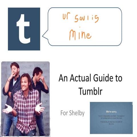 An actual guide to tumblr | PPT