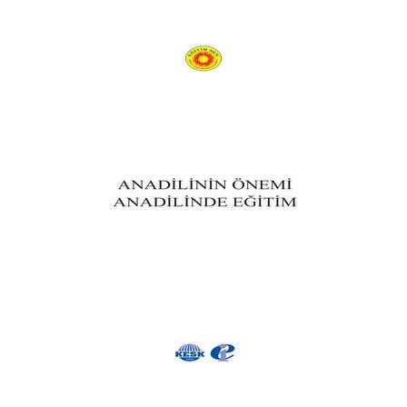 Anadil eğitim sen | PDF