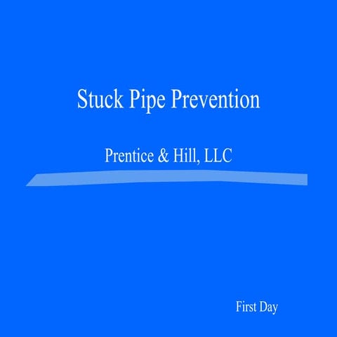 Anadrill -_2_days_stuck_pipe_1st | PPT