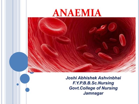 Types of anemia | PPTX | Blood Disorders | Diseases and Conditions