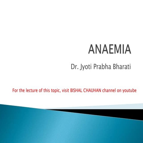 Anaemia | PPT