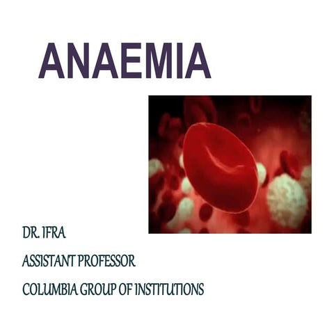 Anaemia | PPTX