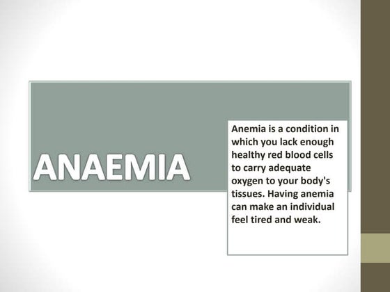 Types of anemia | PPT