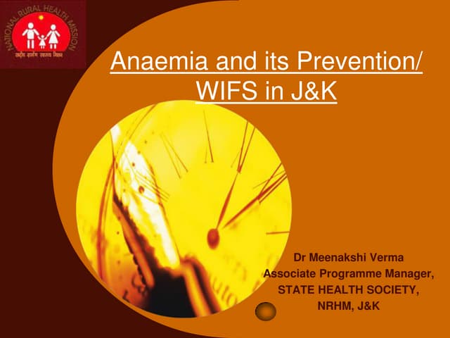 Prevention of Anaemia | PPSX