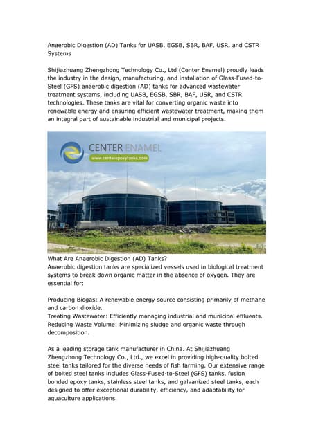 Continuous stirred tank reactor (CSTR ) | PDF