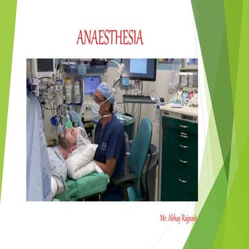 Anaesthesia | PPTX