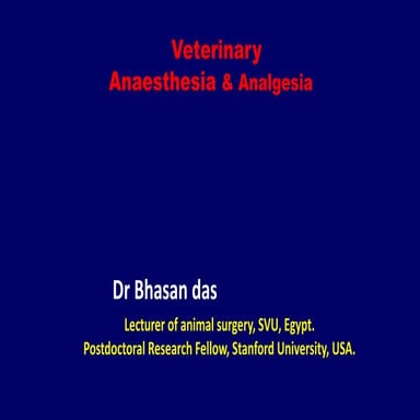 Anaesthesia and analgesia.pptx. Its nice document | PPT