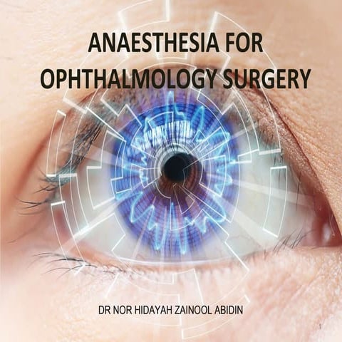 Anaesthesia for Ophthalmology surgery | PPT