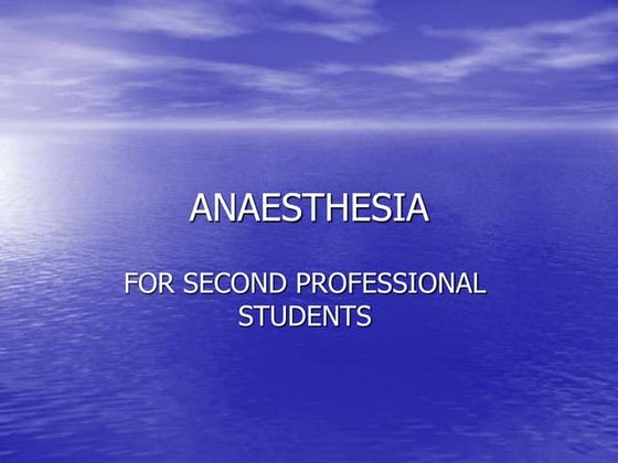 Anesthesia types and complications | PDF | Lung and Respiratory Health ...