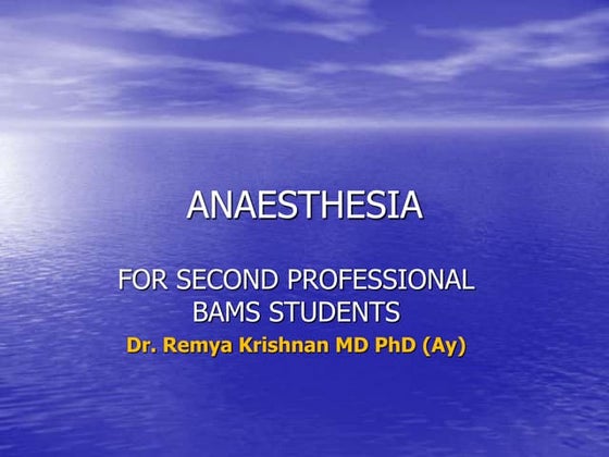 Screening methof of Local anaesthesia | PPTX | First Aid | Injuries