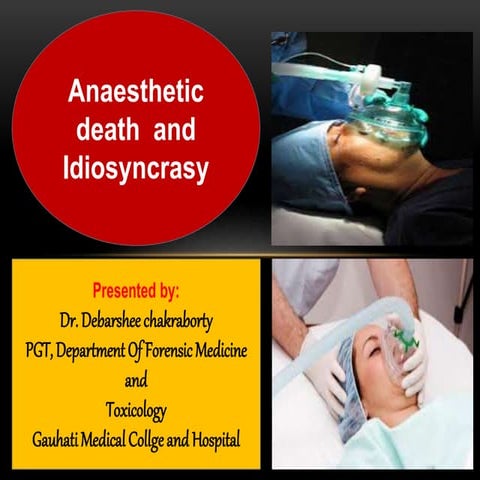 Anaesthetic death ppt | PPTX