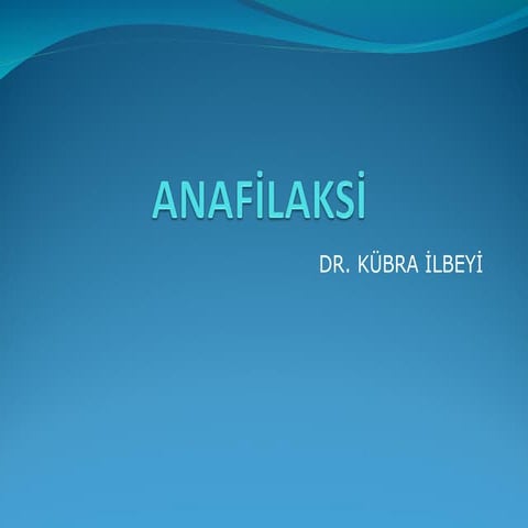Anafilaksi.ppt dersnunum öğrenci bedavaaa | PPT