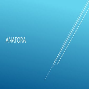 Anafora | PPTX