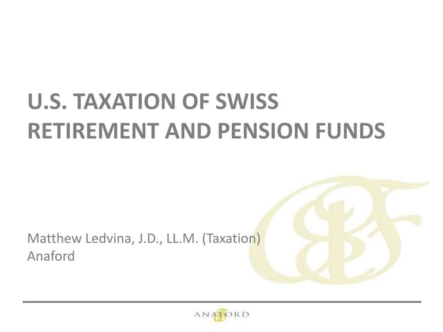 Anaford pension Matthew Ledvina | PPT Anaford pension Matthew Ledvina | PPT
