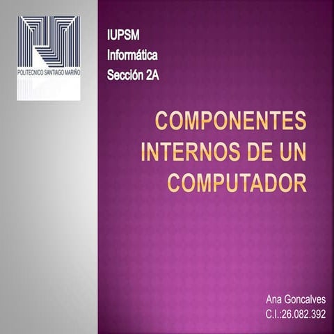 Componentes de la pc | PPT