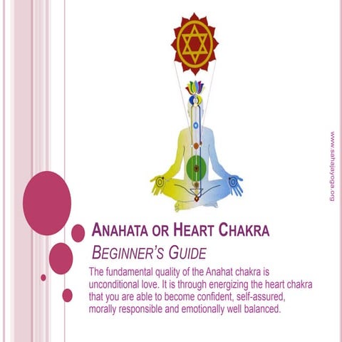 Anahata or Heart Chakra - Beginner’s Guide | Sahaja Yoga | PPTX