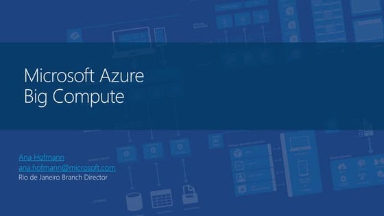 The windows azure story | PPT