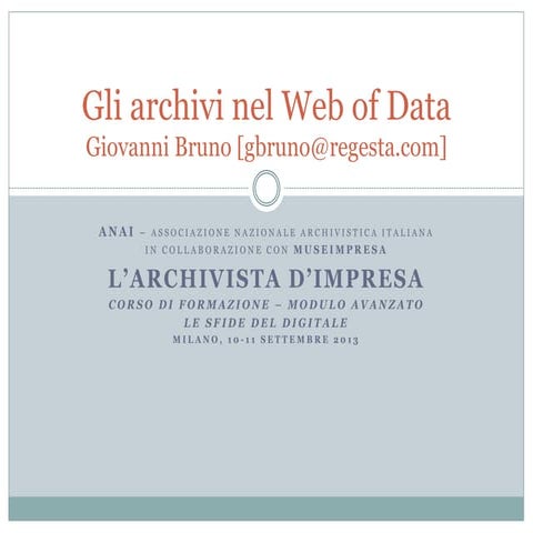 Linked (Open) Data in Digital Library Management System by CINECA | PPT