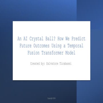 An Ai Crystal Ball How We Predict Future Outcomes Using A Temporal