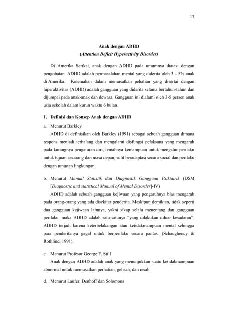 Apa itu adhd | DOCX