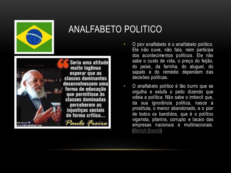 Analfabeto Politico