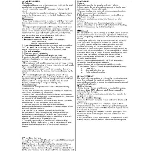 Anal Fissures Pdf
