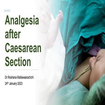Analgesia after cesarean section .pptx