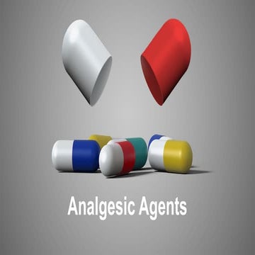 Analgesic Agent and mechanism of action.pptx