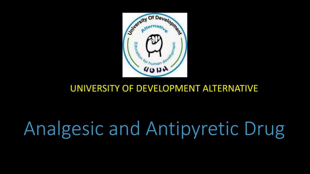 Antipyretics | PPTX