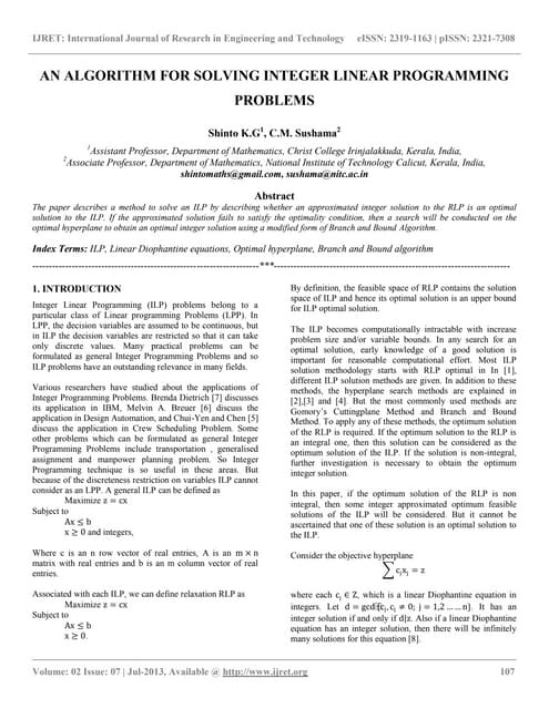 Sensitivity Analysis Linear Programming Copy 6851