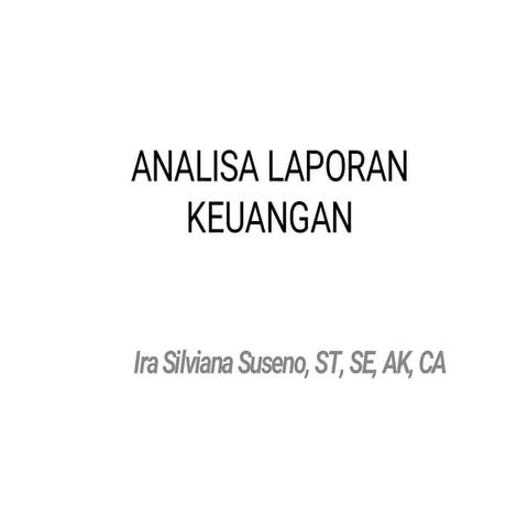 laporan keuangan fakuktas ekonomi bisnis laba rugi | PDF