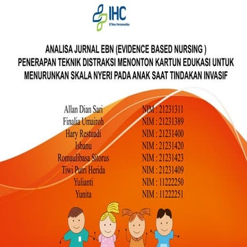 Analisa Jurnal_Teknik DIstraksi Kartun Animasi intensitas Nyeri ...