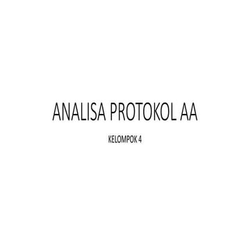 ANALISA PROTOKOL AKSI ANTISIPASI (AA) DI NTB (LATIHAN) | PPTX