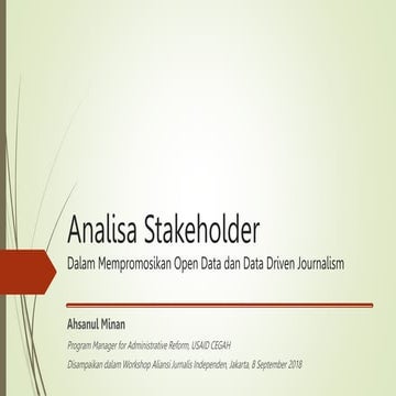 Analisa Stakeholder Dalam Mempromosikan Open Data dan Data.pptx