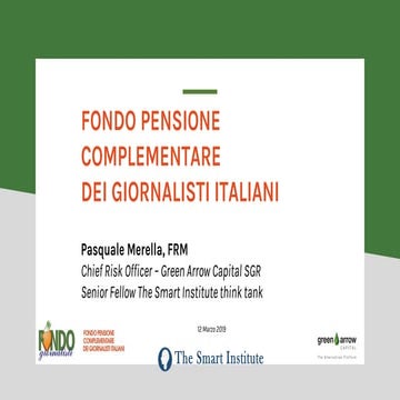 Analisi peer-group sul Fondo Pensione Complementare dei Giornalisti | PPT