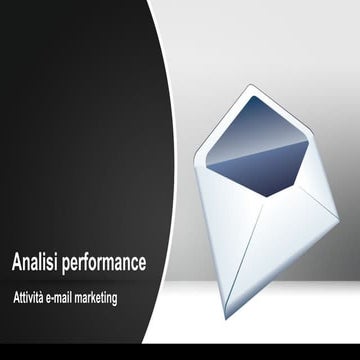 Analisi performance: e-mail marketing | PPT